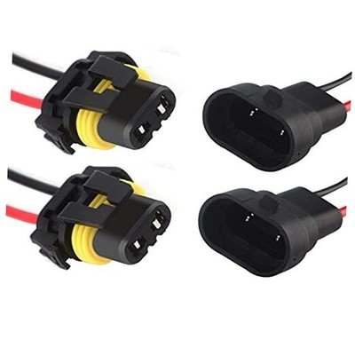 9005 9006 H10 Female & Male Adapter Wiring Harness Sockets Wire for | eBay