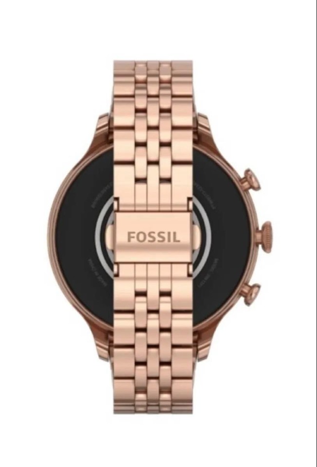 Fossil Smart Watch FTW6077 Generation 6 Watch GEN6 Rose Gold | eBay