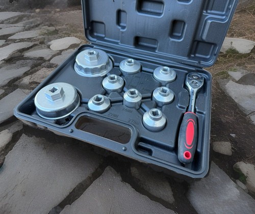 10Pcs Oil Filter Cap Wrench Sockets Set Removal Tool Kit For BMW ...