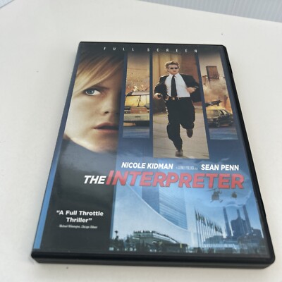 The Interpreter (DVD, 2005) Full Screen Sean Penn Nicole Kidman ...