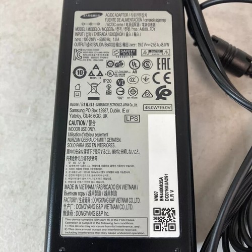 Genuine Samsung TV AC Adapter Power Supply A4819 FDY 19v 2.53a 48w for ...