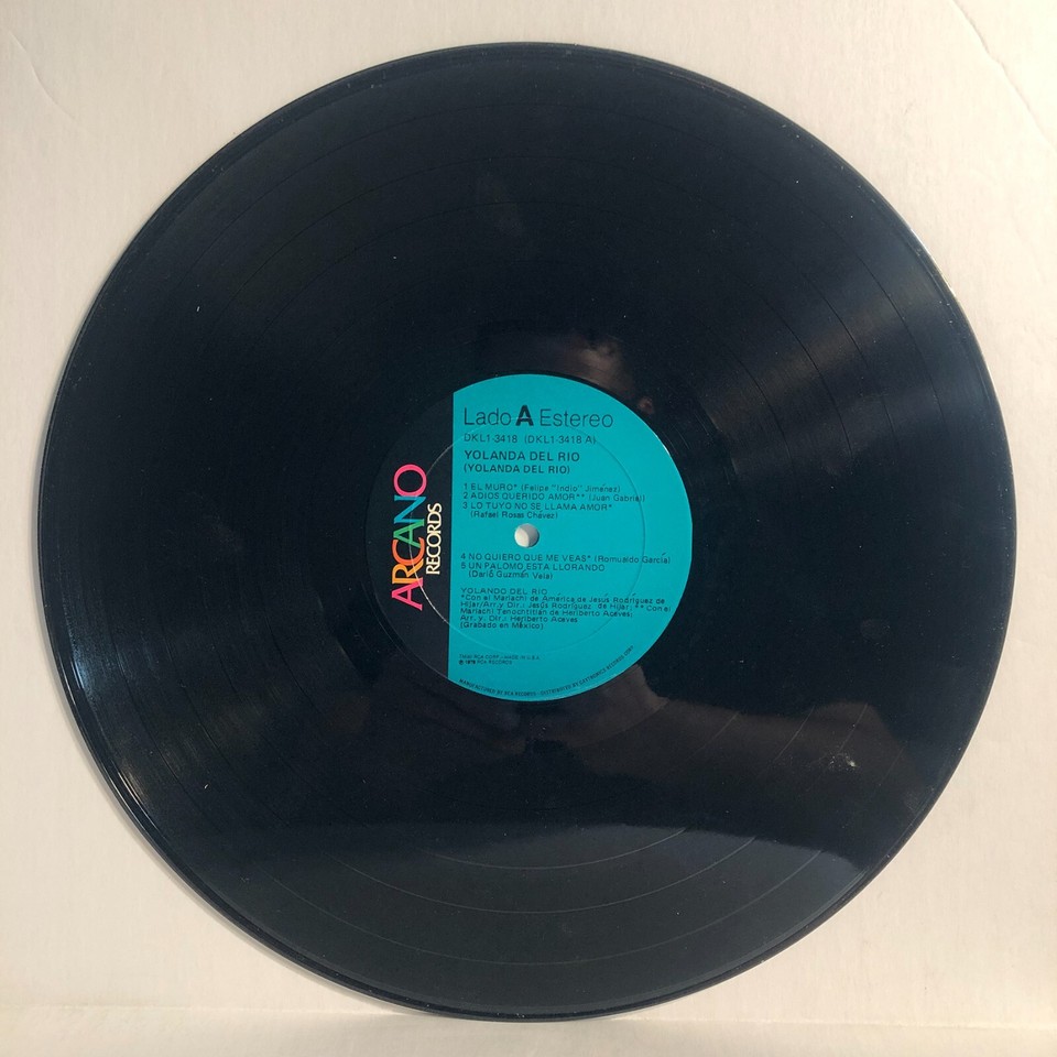 Yolanda Del Rio 1978 S/T ARCANO Mariachi Ranchera Bolero Vinyl Record ...