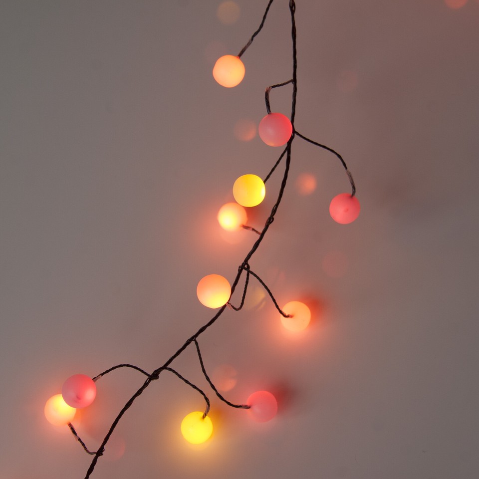 Qbis Fireplace Sunset LED Display Fairy Lights-Red, Orange, Yellow ...