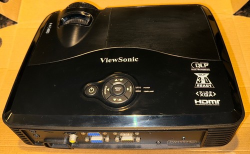 Used ViewSonic PJD5523w DLP Projector 720p, HDMI, 2700 Lumens (READ ...