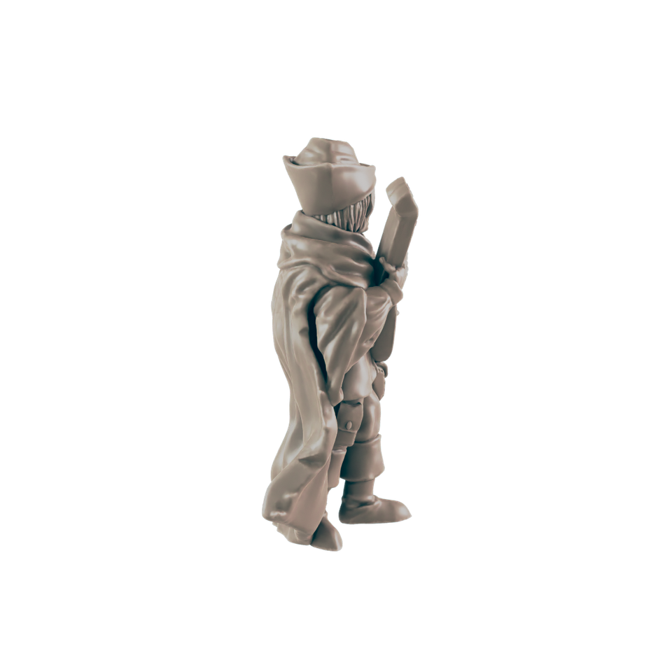 Human Mini | Bard Singer | Male Townsfolk NPC Figure | DnD Wargaming ...