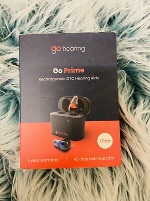 Go Hearing - Go Prime OTC Hearing Aids - Black - Brand New | eBay