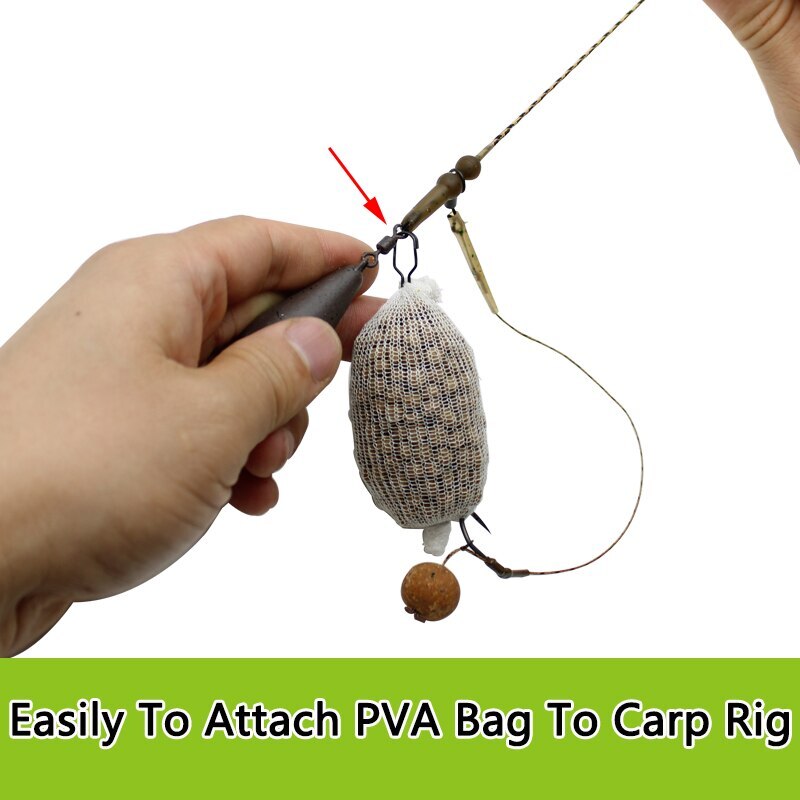 10pcs PVA Bag link clip's for Carp Barbel Coarse Fishing Terminal ...
