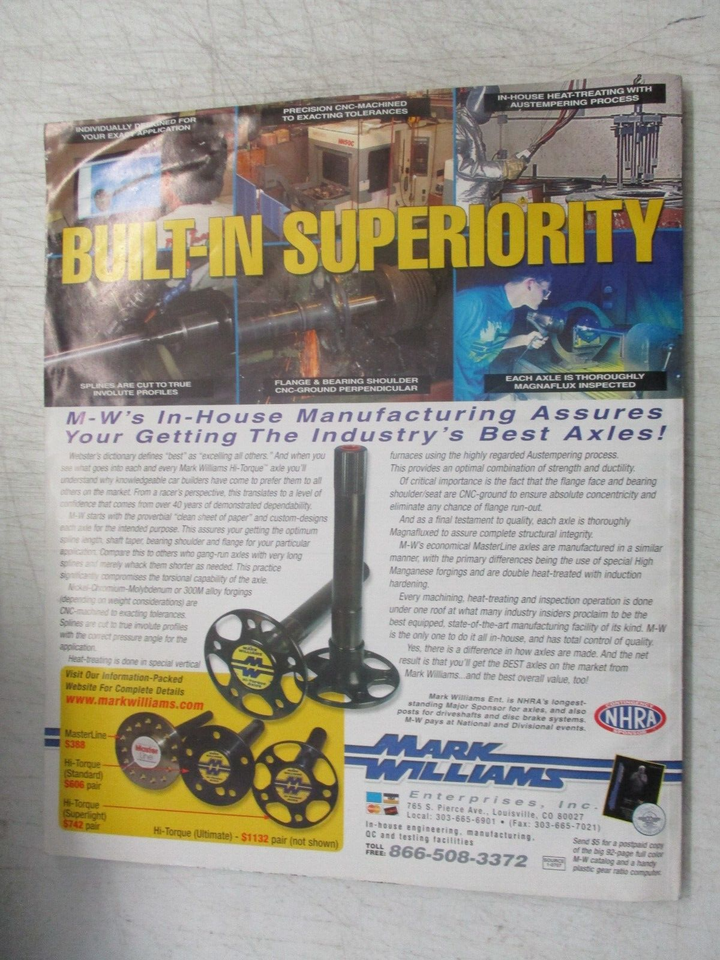 NATIONAL DRAGSTER MAGAZINE JULY 13, 2007 TONY SCHUMACHER MIKE ASHLEY ...