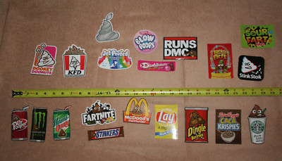 Junk Food Doody Stickers Set Of 20 Series 1&4 -Poop Emoji -Novelty food ...