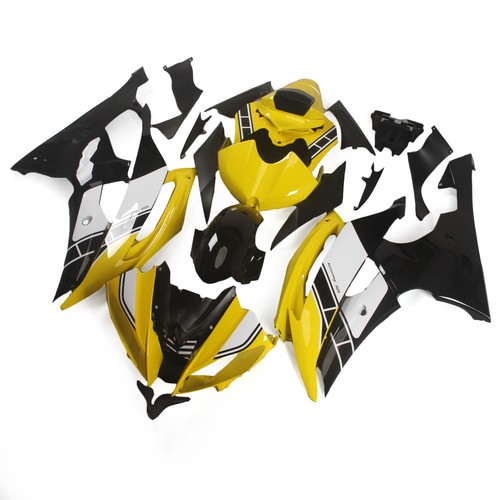Black Yellow White Fairings For Yamaha 2008 - 2016 YZF600 R6 YZF R6 ABS ...