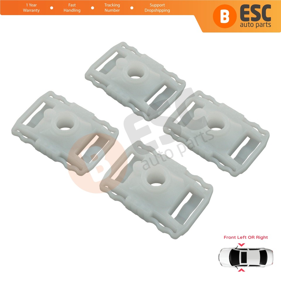 4x Window Regulator Sliding Pivot Clips for Renault Fluence, Renault ...
