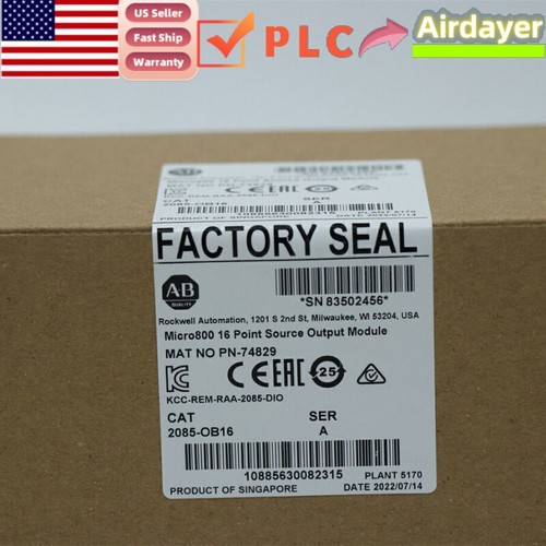 NEW AB 2085-OB16 Micro800 16 Point Source Output Module 2085OB16 US ...