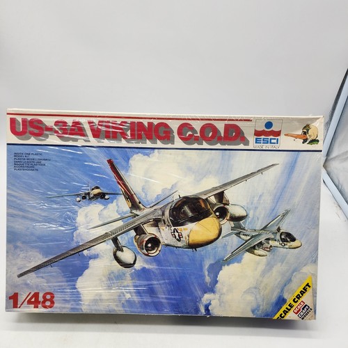 1/48 ESCI Scale Craft Model US-3A Viking COD Scale Model Kit New Sealed ...