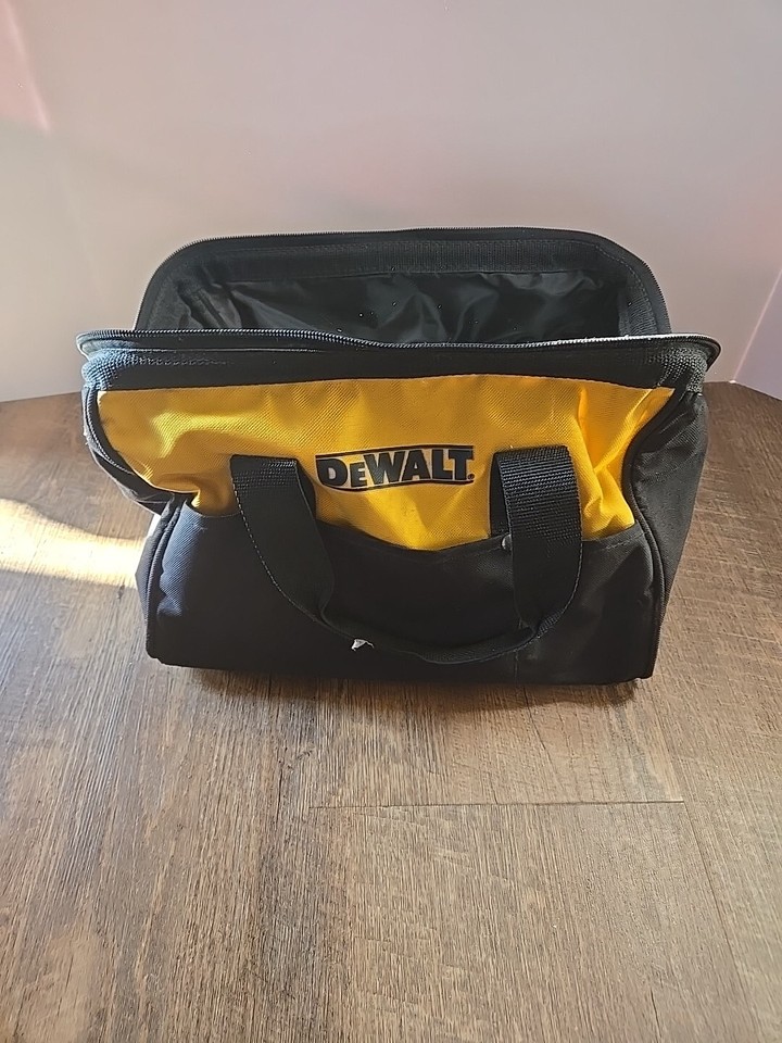 DeWalt 13 X 9 X 9 Small Heavy Duty Nylon Canvas Contractor Tool Bag ...