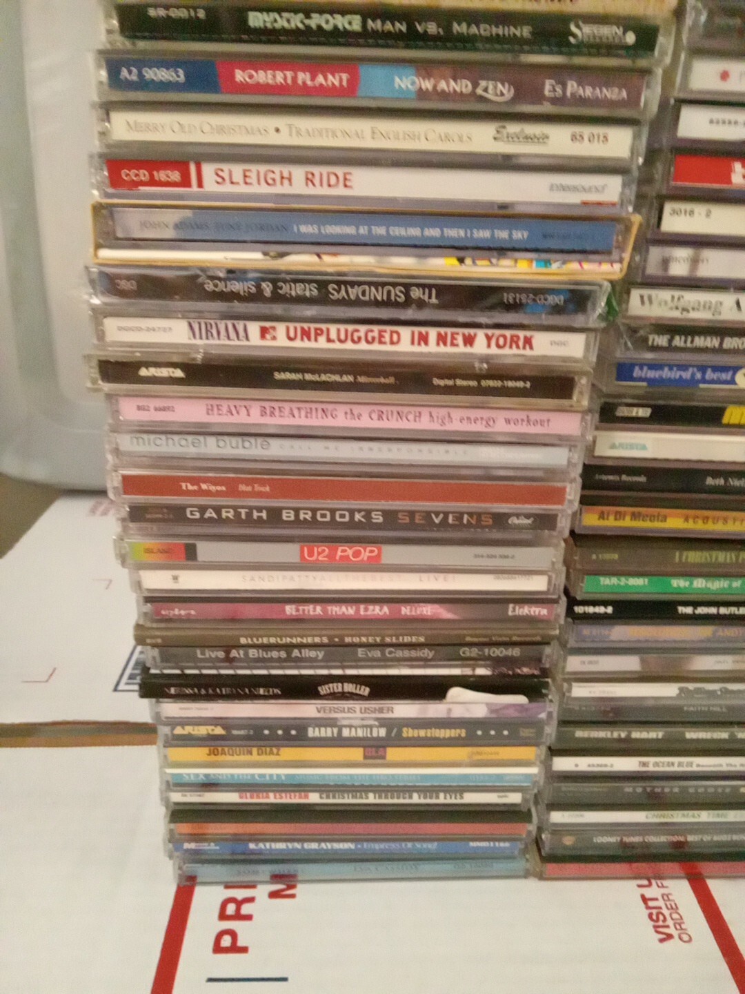 Personal Collection Lot Of 90 Classic Rock Cds 🔥☆ Estate Sale See Pics ...