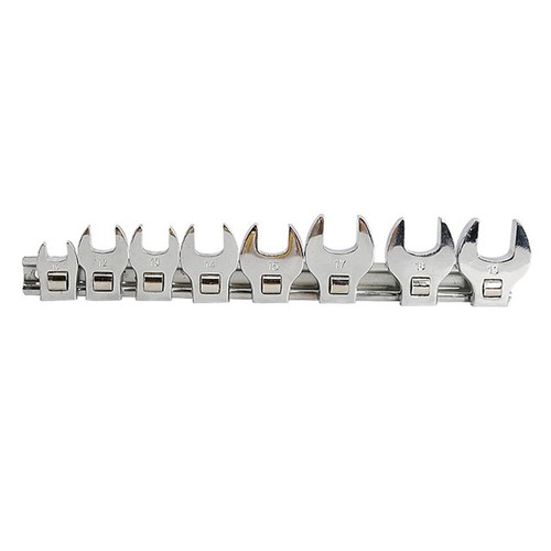 Convenient 8 Piece Open End Spanner Set with Interchangeable Heads 10 ...