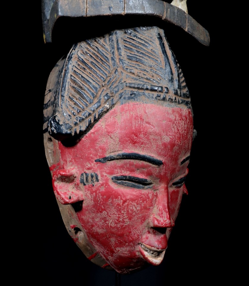 African Art - Baoulé Mask Akan Mami Wata Vodou Deity 58 Cms | eBay