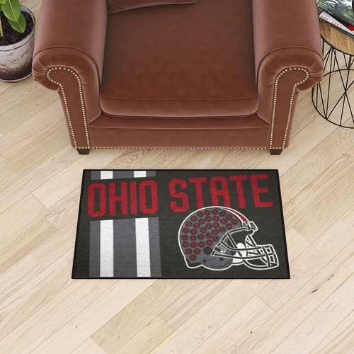 NCAA - Ohio State Buckeyes Starter Mat Accent Rug - 19"x30"., Uniform ...