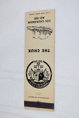 USS Chukawan AO-100 Ship 20 Strike Matchbook Cover | eBay