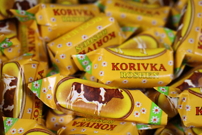 ROSHEN KORIVKA Original Retro Cow Milk Fudge Candy Ukrainian Sweets ...