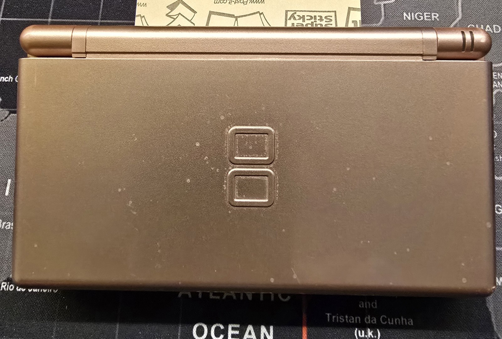 Nintendo DS Lite Metallic Rose Rose Gold Bundle Stylus GBA Cover ...