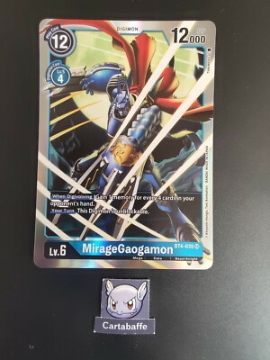 Digimon Card Game MirageGaogamon BT4-035 SR Great Legend | eBay