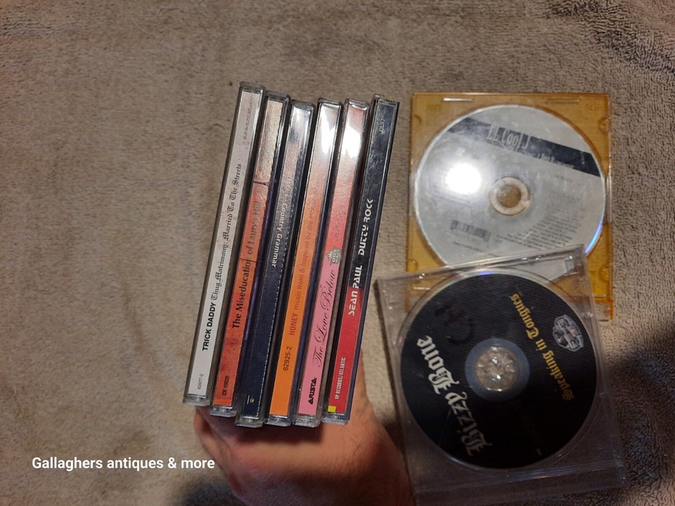 8 CD LOT 90s rap R&B Bizzy bone LL Cool J Ludacris Nelly Trick Daddy ...