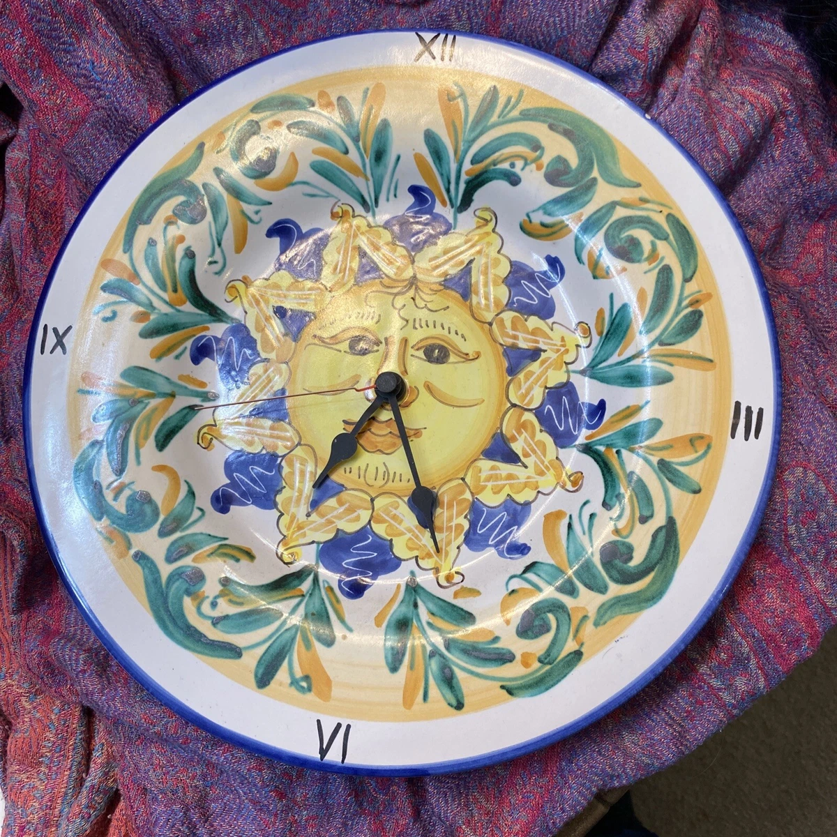 Sun Face Clock Without Hands