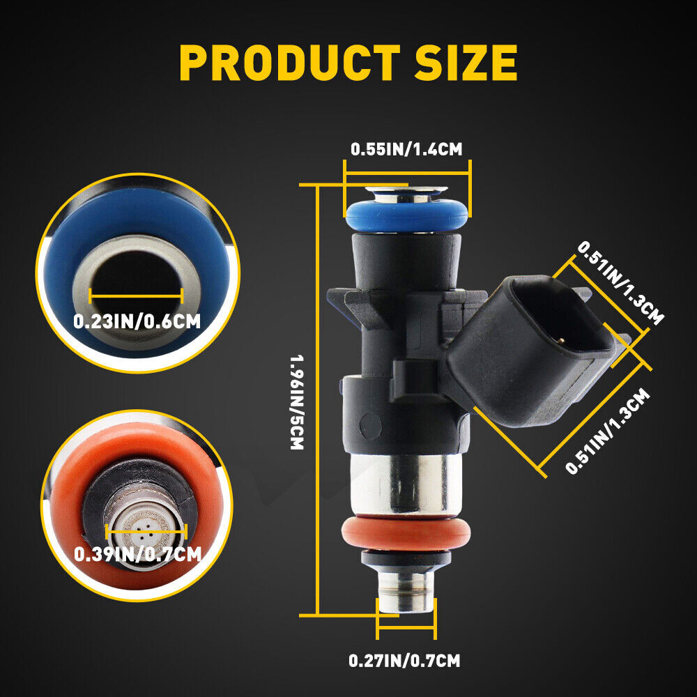 6pcs Fuel Injectors 5184085AC For Chrysler Dodge Ram Jeep 3.6L ...