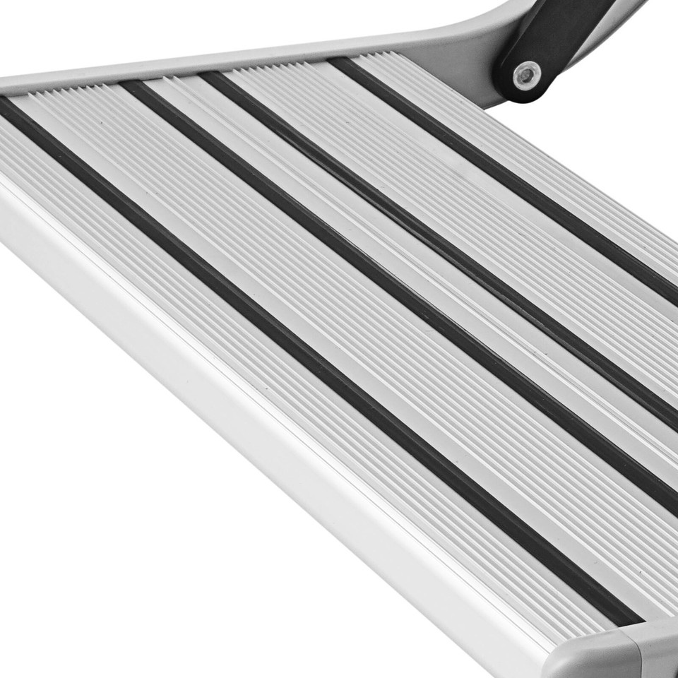 RV Camper Steps Single Drop Down Steps One-Hand Expand/Collapse Manual ...