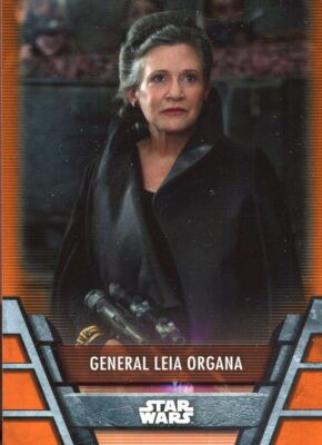 Star Wars Holocron 2020 Orange [99] Base Card Res-16 General Leia ...