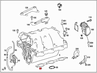 Genuine MERCEDES Gasket 2721412280 | eBay