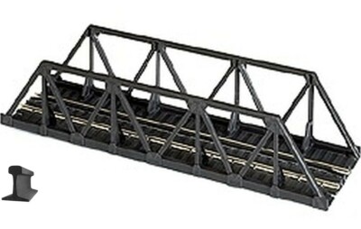 Atlas HO Scale ~ New 2024 ~ Code 100 ~ Black Warren Truss Bridge Kit ...