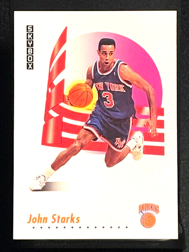 1991-92 SKYBOX JOHN STARKS RC Rookie Card #194 Gem-Mint Super Clean | eBay