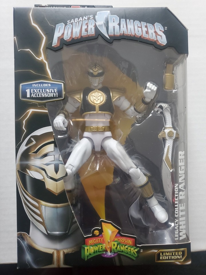 Power Rangers Legacy Green, White Ranger and Armored Red Ranger ...