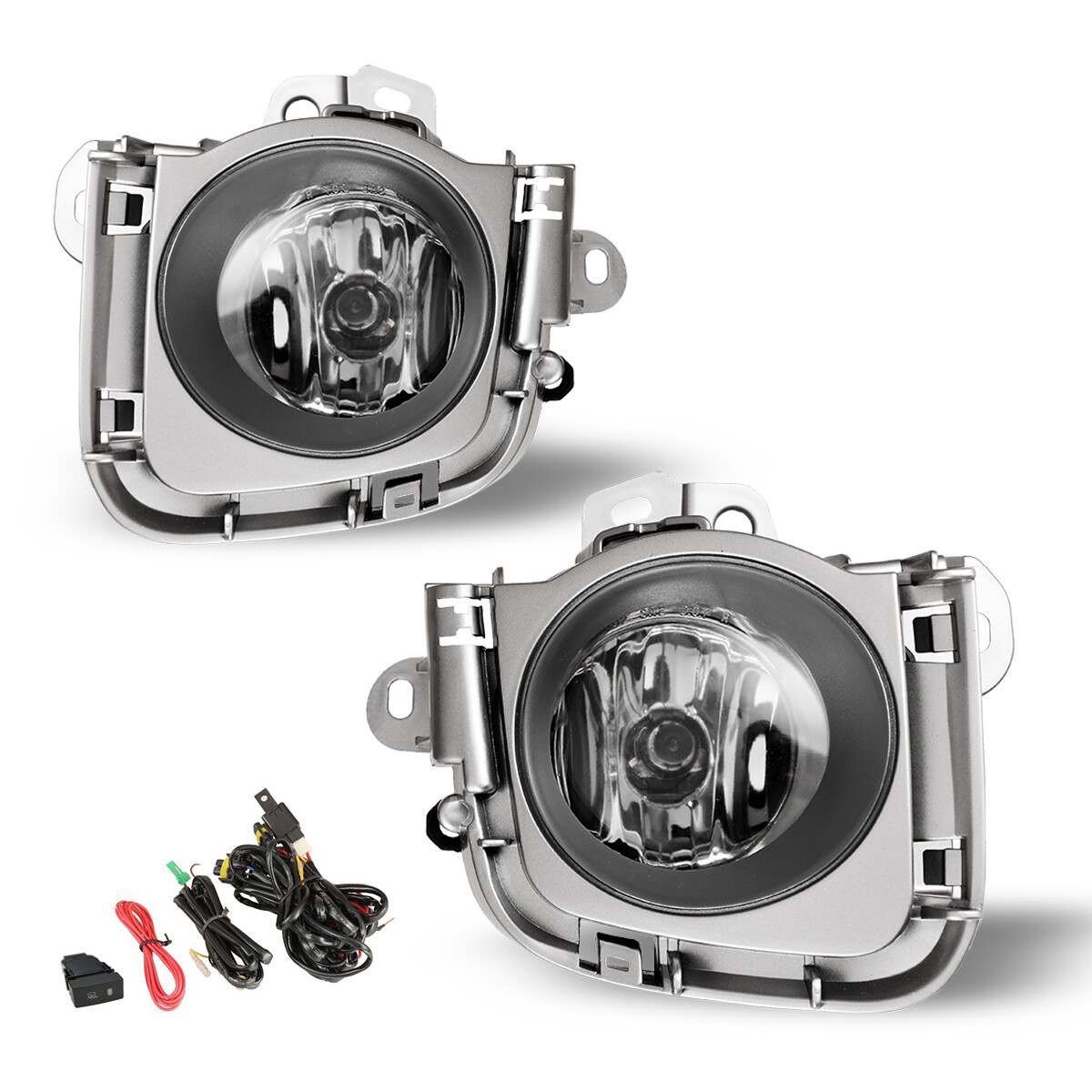For 2010-2011 Toyota Prius Fog Lights Bumper Kit Clear Lens W/Wiring ...