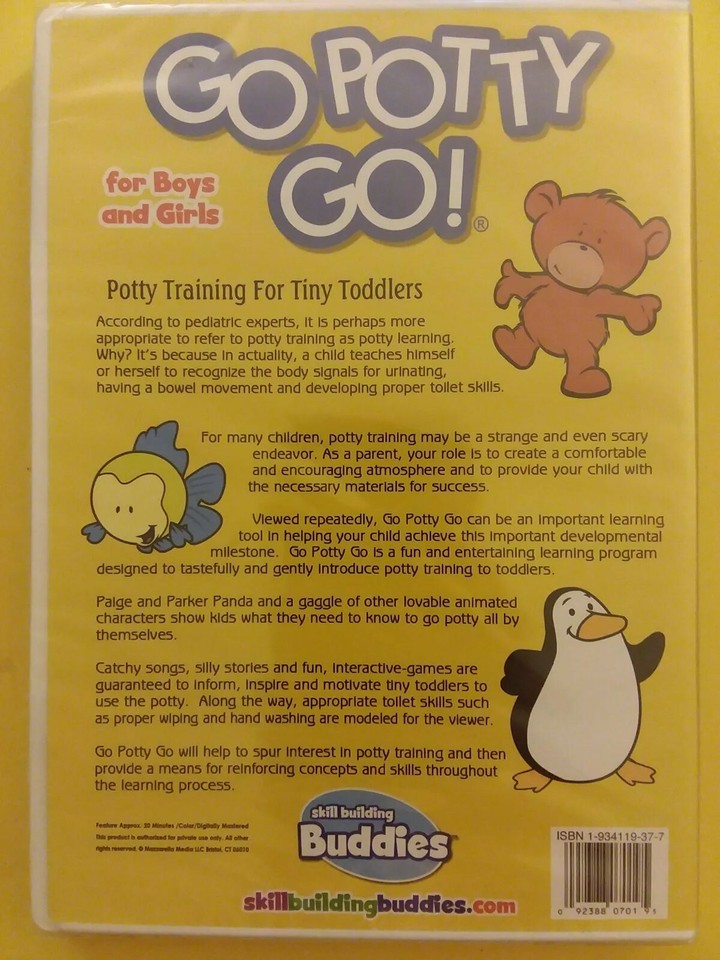 Go Potty Go!: Potty Training For Tiny Toddlers Unisex Skill Building ...