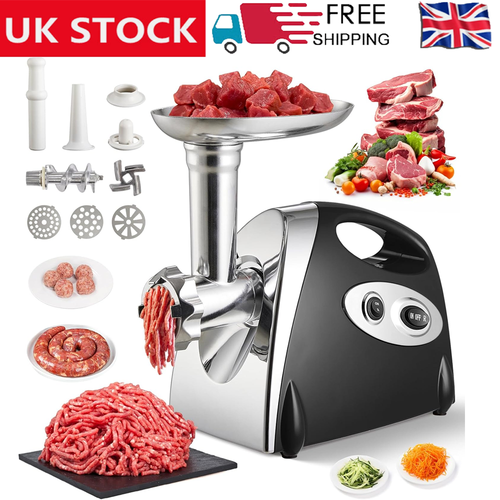 Electric Meat Grinder Mincer Sausage Maker Filler Kitchen Mincing ...