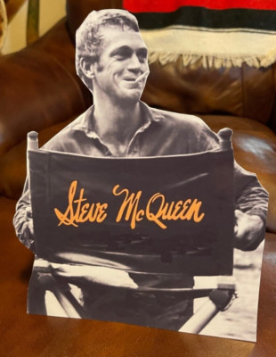 Steve McQueen Actor Tabletop Display Standee 9 1/2" Tall | eBay
