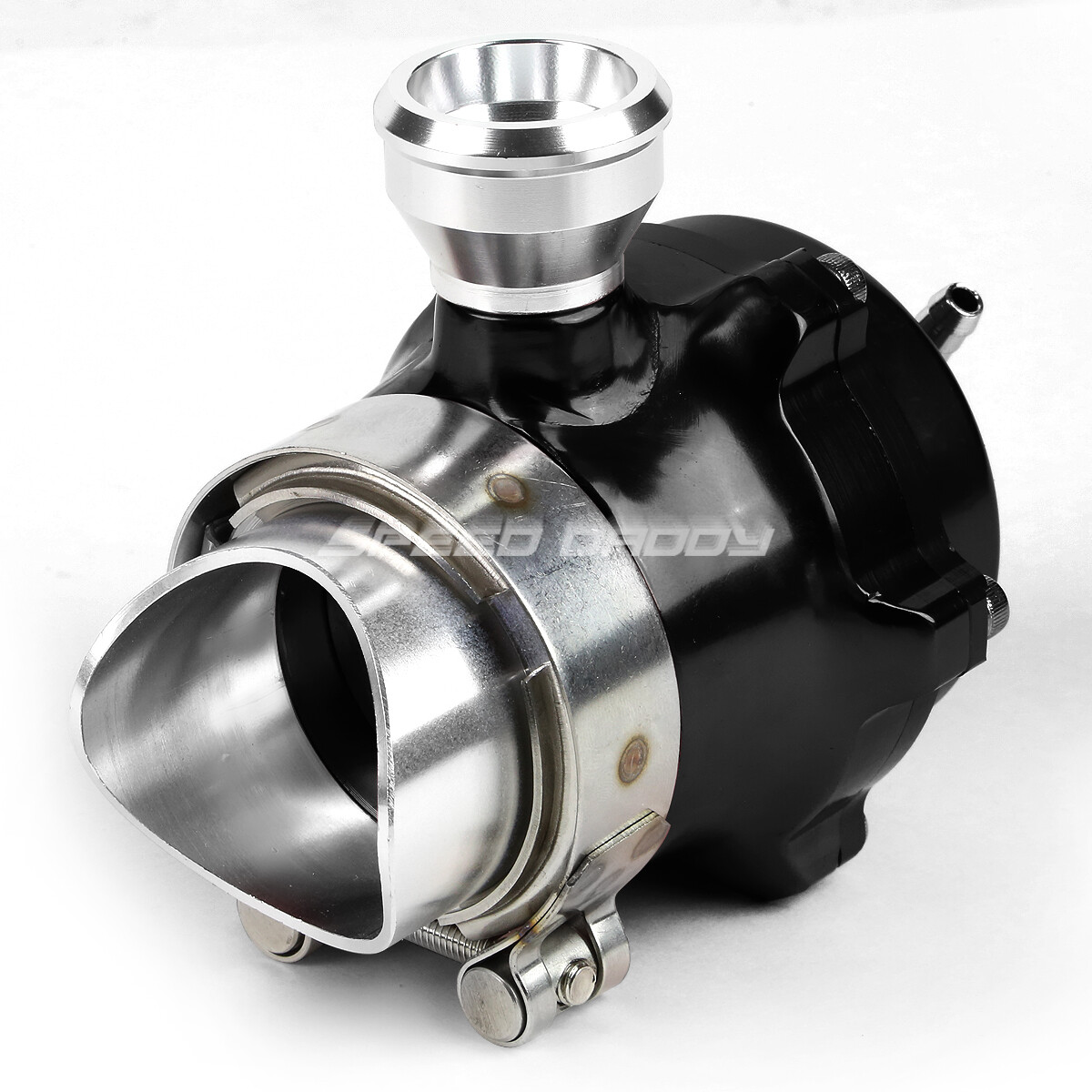 50MM ALUMINUM BLACK TURBOCHARGER BLOW OFF VALVE BOV TRUMPET 35PSI BOOST ...