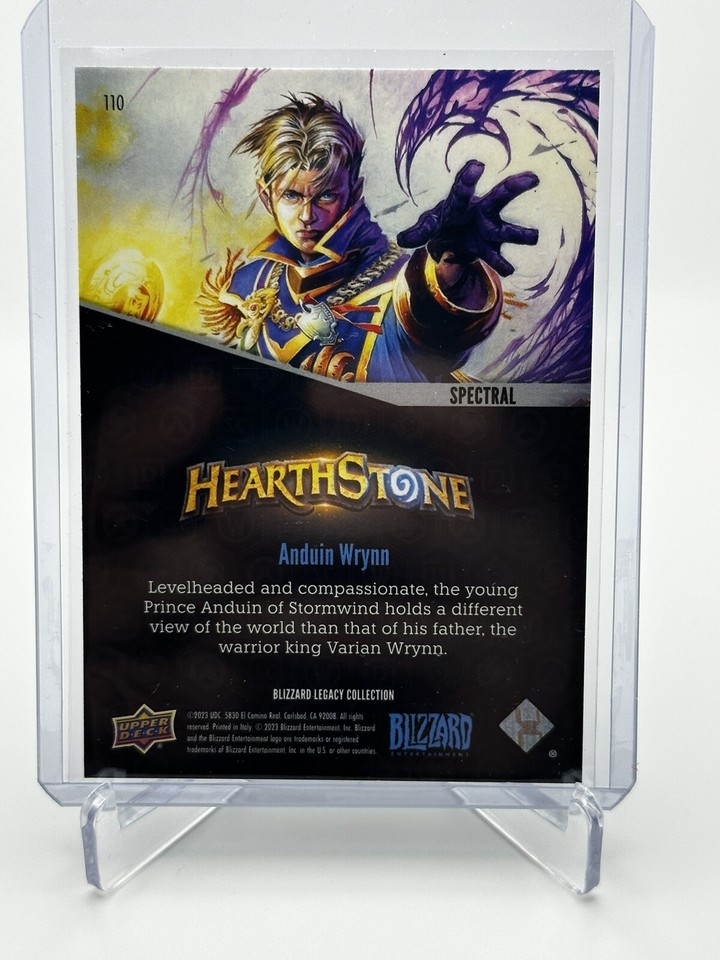 2023 Upper Deck Blizzard Legacy Collection ANDUIN WRYNN Spectral ...