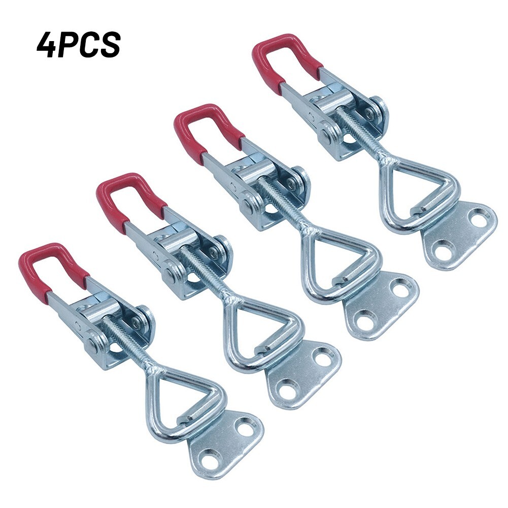 4x Metal Quick Fast Release Toggle Clamp Clip Hand Tool Holding ...