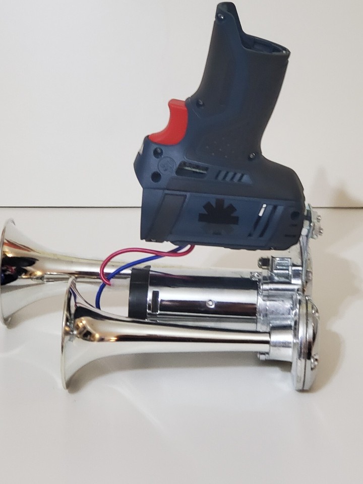 BOSCH 12V Li-ion Power Impact Horn, Air Horn, Train Horn ,Dual Trumpets ...