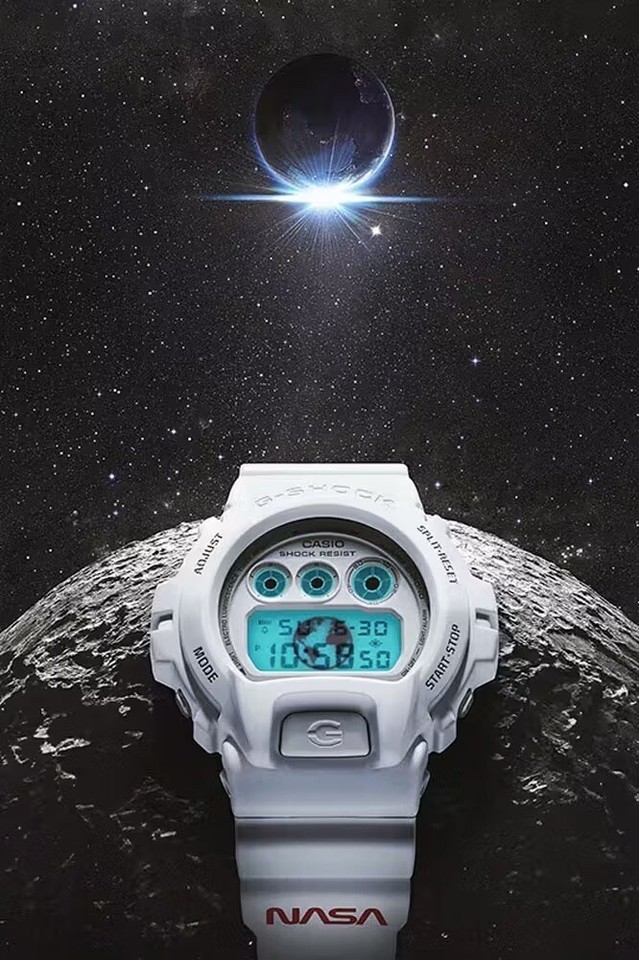 Casio G-Shock x NASA DW6900NASA237 White DW-6900 Limited Edition ...