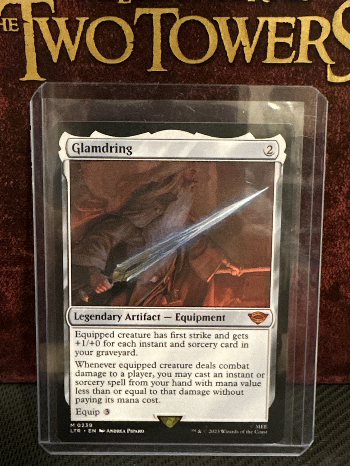 MTG Glamdring LTR Lord of the Rings Magic Gathering Mythic Legendary ...