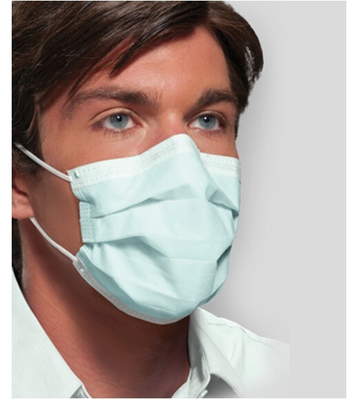 *40-Pieces* Crosstex Ultra Fluid Resistant Face Mask ASTM Level 3 Blue ...