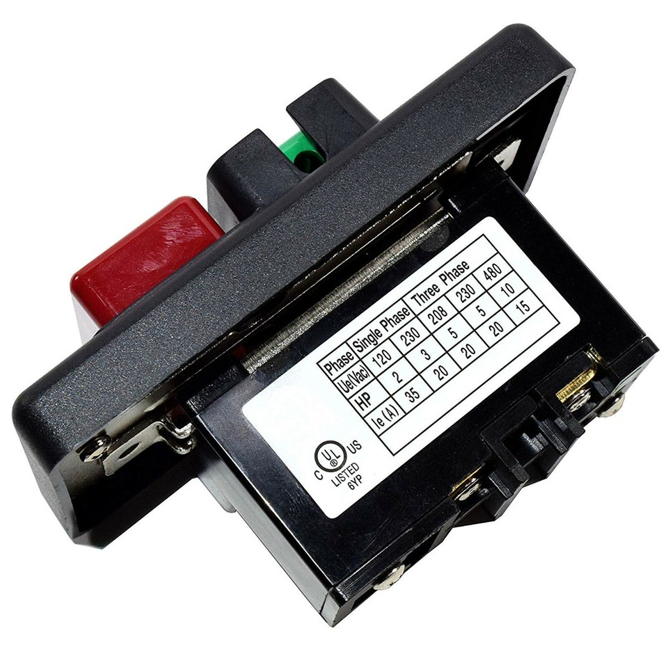 On/Off Switch for Jet JWBS-14DXPRO Band Saw JWTS-10JF Table Saw JDP-12 ...