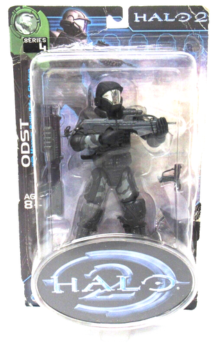 New Sealed JoyRide Halo 2 Series 4 ODST W/ Magnum Battle Rifle Shotgun ...