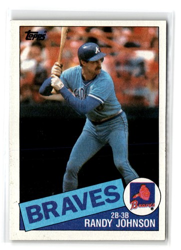 1985 Topps #458 Randy Johnson Atlanta Braves 202418 | eBay