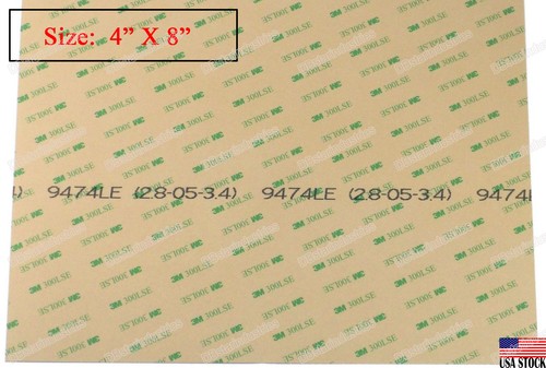 3M 9474LE 300LSE Heavy Duty Double Sided Sticky Adhesive Sheet Tape ...
